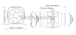 In-Line Blower | Dawn Marine